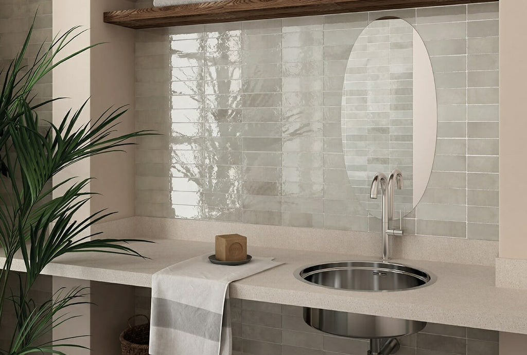 Monaco Glazed Flint Green Ceramic Bricks (Sample) – Terzetto Stone ...