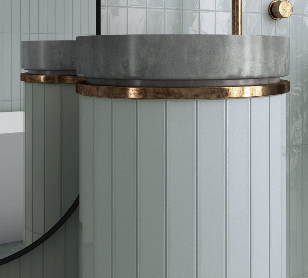 Palos Light Blue Glazed Ceramic Long Brick – Terzetto Stone & Porcelain